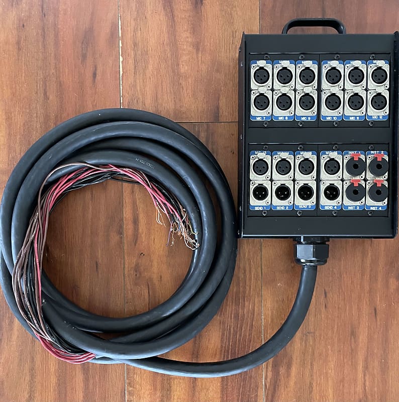 Redco 24 Channel Snake - 17' - Studio / Stage Box - Neutrik | Reverb