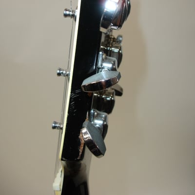 Vintage Memphis LP Copy Electric Guitar Black w/ EMG Pickups | Reverb