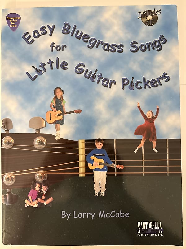 Easy Bluegrass Songs for Little Guitar Pickers Book/CD | Reverb