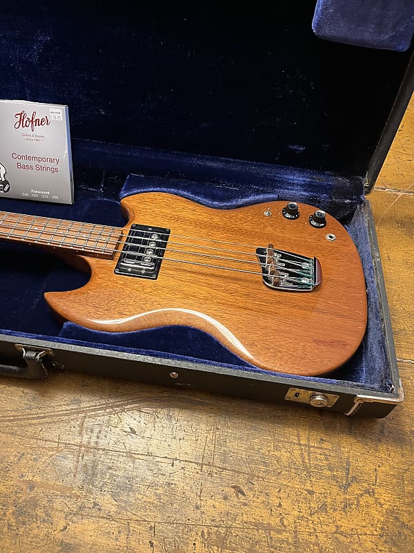 Guild JS-1 short scale Bass 1974 - Walnut CLEAN 100% original | Reverb