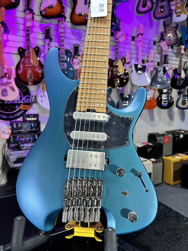 Ibanez Q547 7-string Electric Guitar - Blue Chameleon | Reverb
