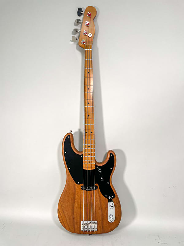 Partscaster P-Bass Roasted Natural Finish Electric Bass | Reverb