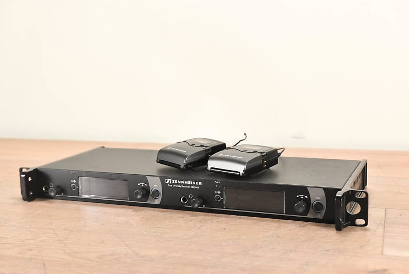 Sennheiser EM 2050 Wireless Receiver w/ two Beltpacks - | Reverb UK