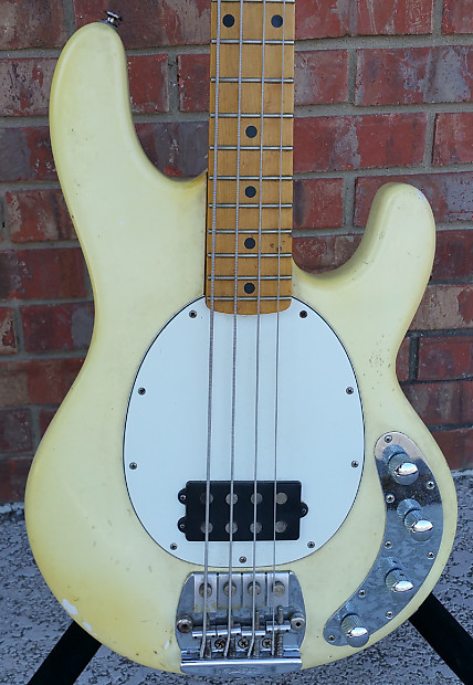 musicman stingray 80s olympic white | Reverb
