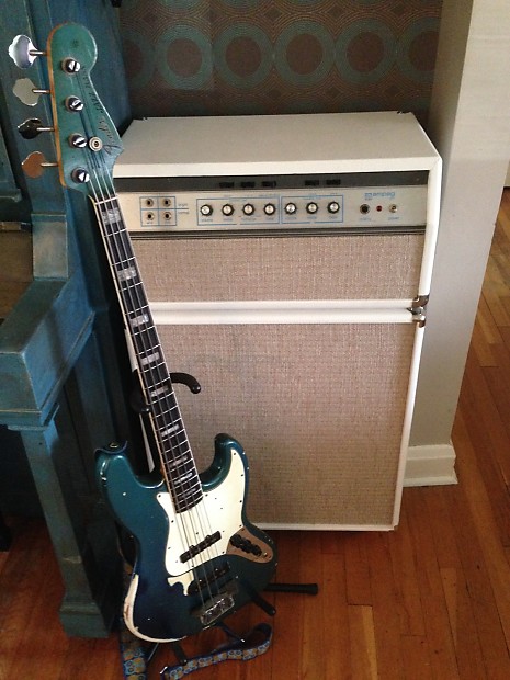 AMPEG SVT blueline 1969 white tolex | Reverb