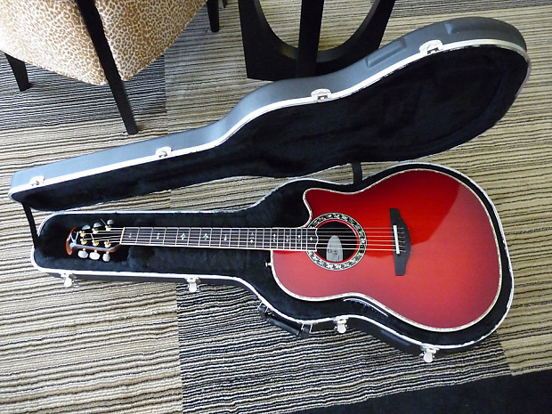 Ovation Custom Legend #1869 2004 Cherry Burst | Reverb