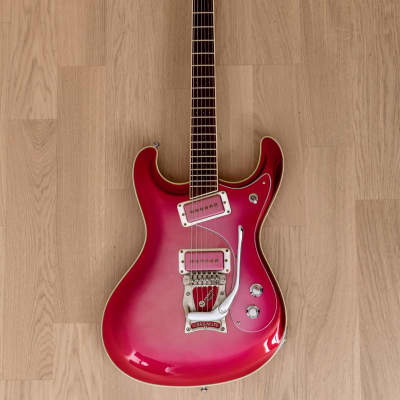 1990s Mosrite Ventures Model '63 Vintage Reissue Sidejack Red | Reverb