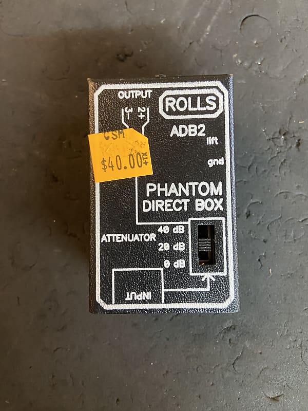 Rolls ADB2 phantom direct box | Reverb