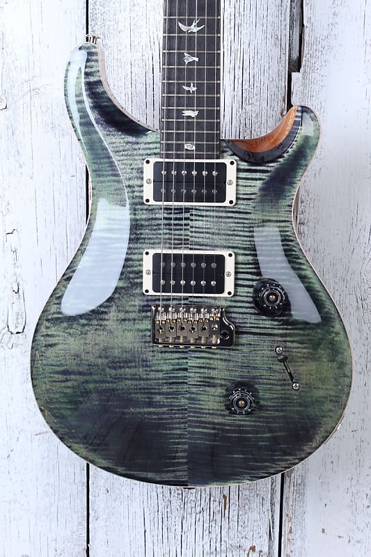 PRS Custom 24 Electric Guitar Flame Maple Top Aurora Borealis | Reverb