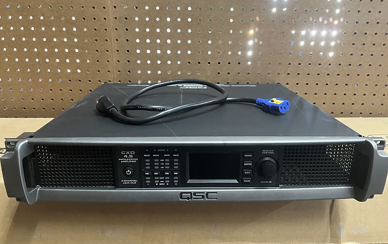 QSC CXD 4.5 power amplifier 4 channel DSP | Reverb