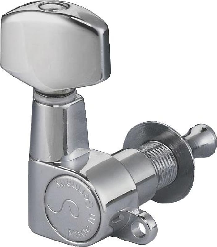 Mini Machine Heads (6 Left, Machine Polished, Chrome) | Reverb