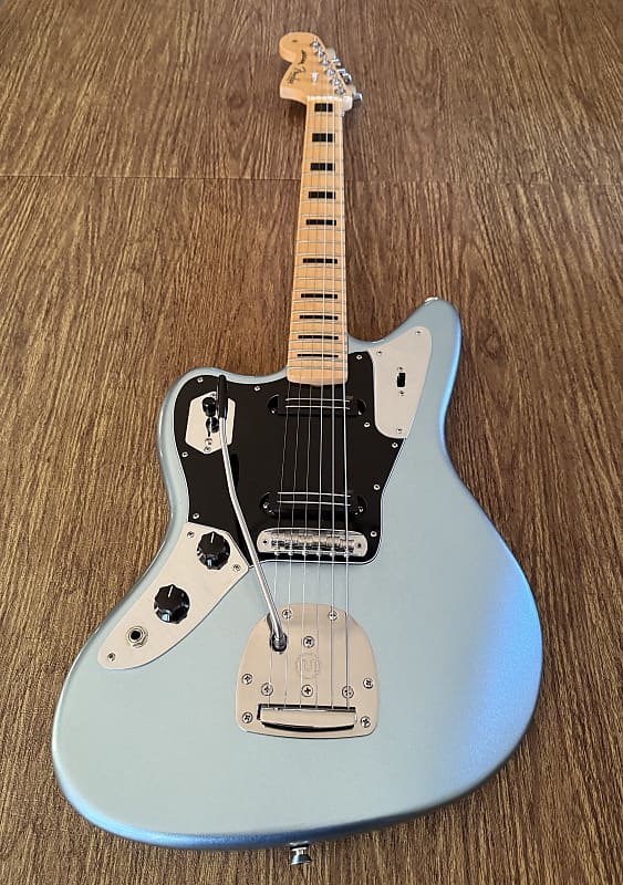 Fender Left-Handed Mod-Shop Jaguar 2018 - Ice Blue Metallic | Reverb