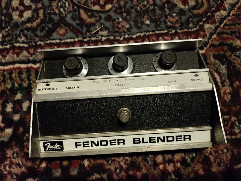Rare 3 Knob Fender Blender Fuzz Pedal | Reverb