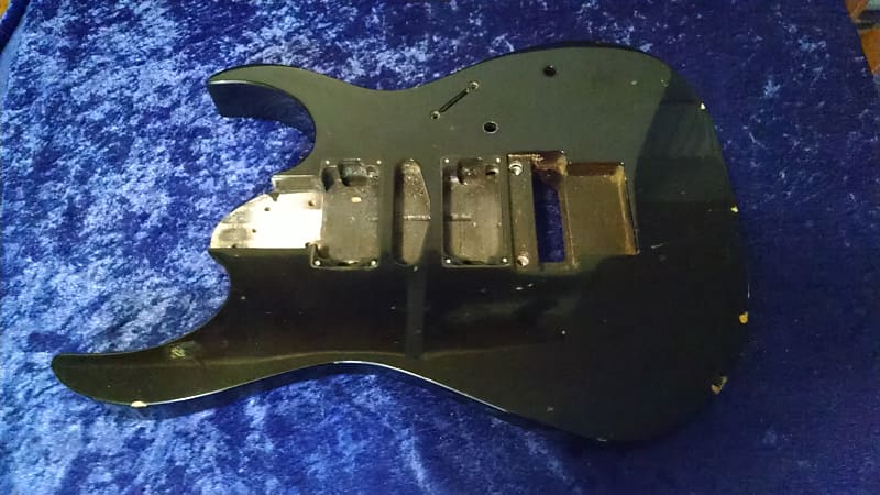 1994 Ibanez RG770G Body Black AANJ Heel MIJ | Reverb