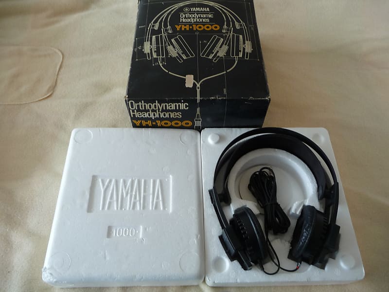 Yamaha YH-1000 Orthodynamic Headphones Early 1980s | Reverb