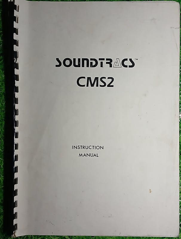 Instruction Manual for Soundtracs CMS2 1980 | Reverb