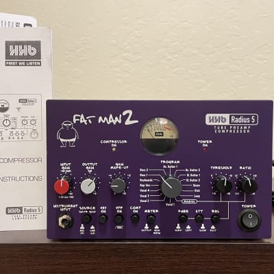 HHB Radius 5 Fat Man 2 Tube Preamp Compressor | Reverb