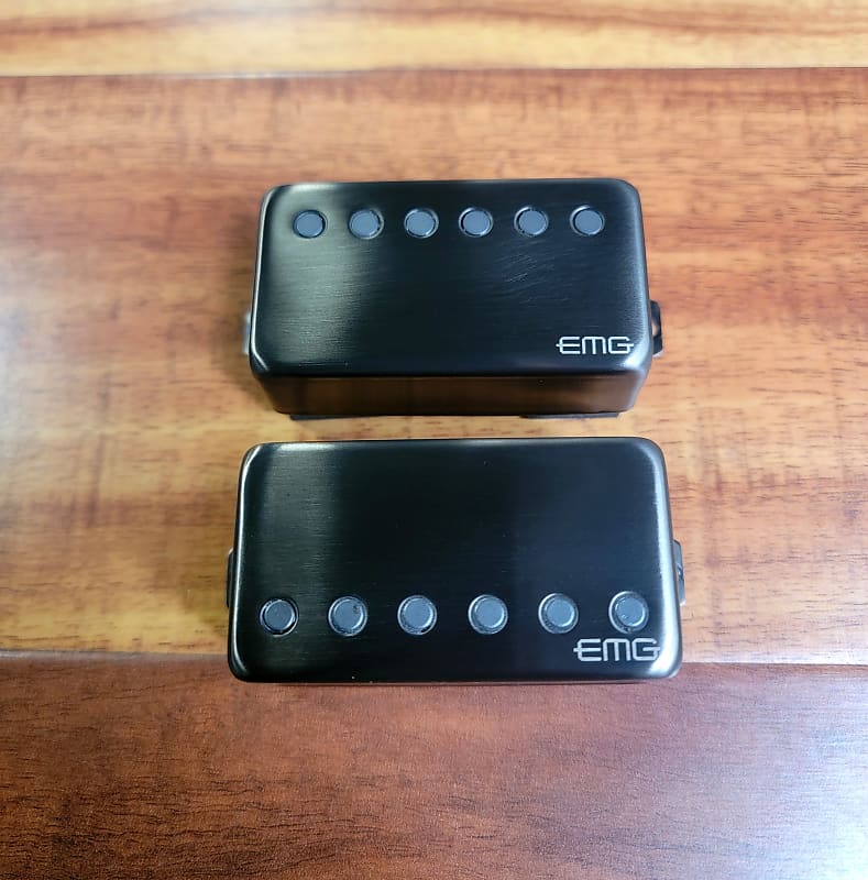 EMG 57TW + 66TW set - Black Nickel Covers | Reverb UK