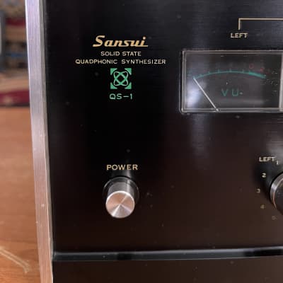 Sansui QS-1 Mid 1970s - black/wood | Reverb
