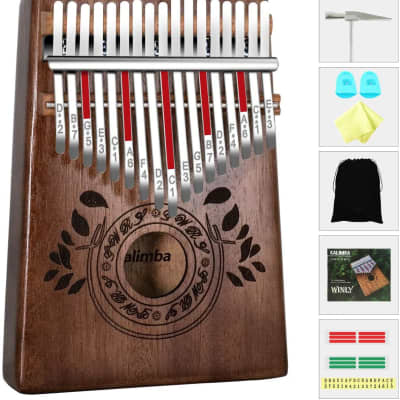17 Keys Kalimba Thumb Piano Mbira with Full Set Accessories | Reverb