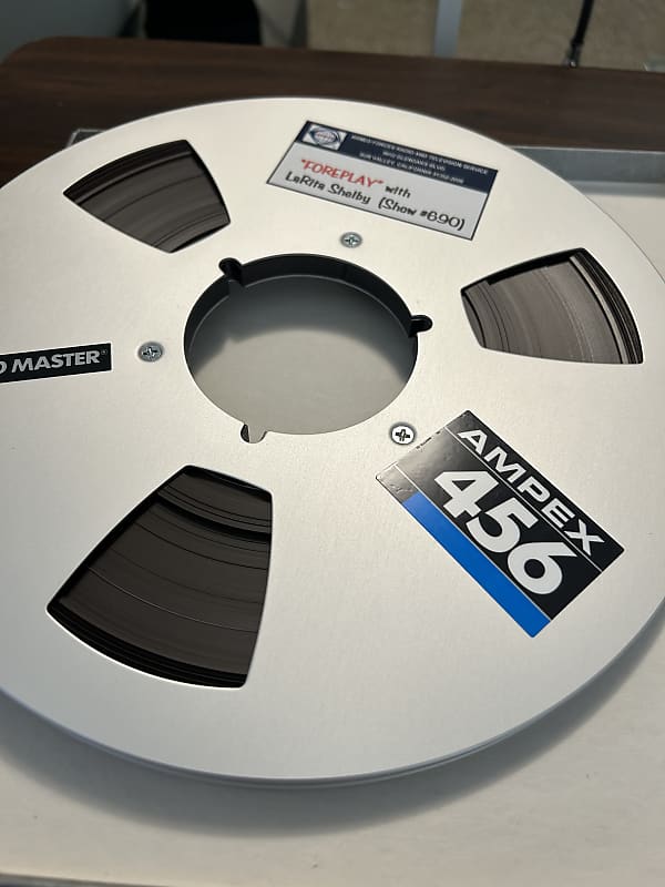 Ampex 456 grand master Tape and reel 1/4" | 10.5” | Reverb