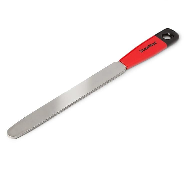 StewMac Round Nose Diamond Fret File, 300-grit Wide/Jumbo | Reverb