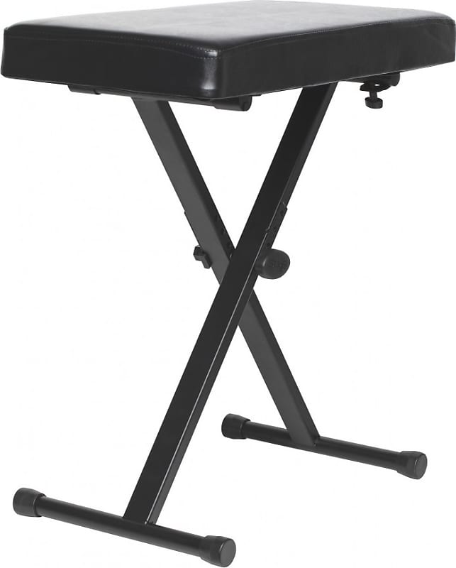 Keyboard bench w/ "X" folding legs | Reverb