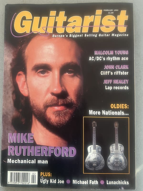 Guitarist Magazine UK Mike Rutherford Malcolm Young 1993 - | Reverb