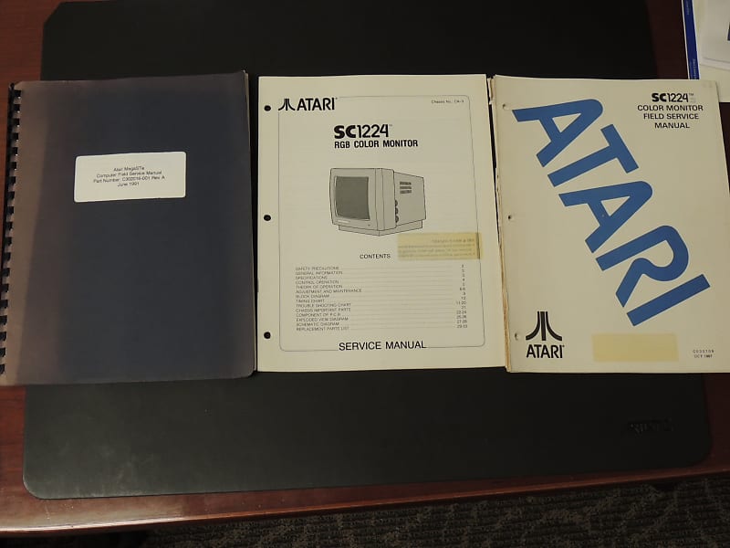Atari MegaSTe & SC1224 & SC1224S Service Manual [Three Wave | Reverb