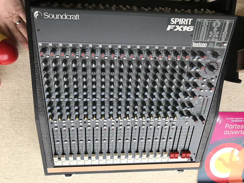 Soundcraft Spirit FX16 90's | Reverb