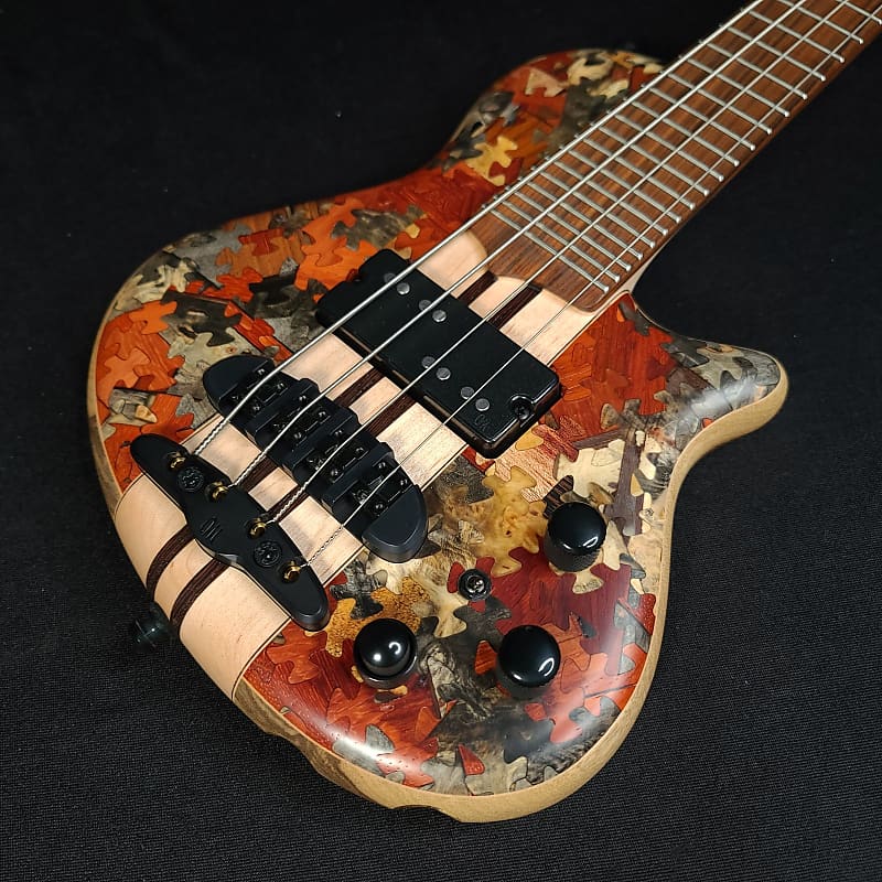 Mayones Cali 4 String Puzzle Mini Bass Triskelion with | Reverb