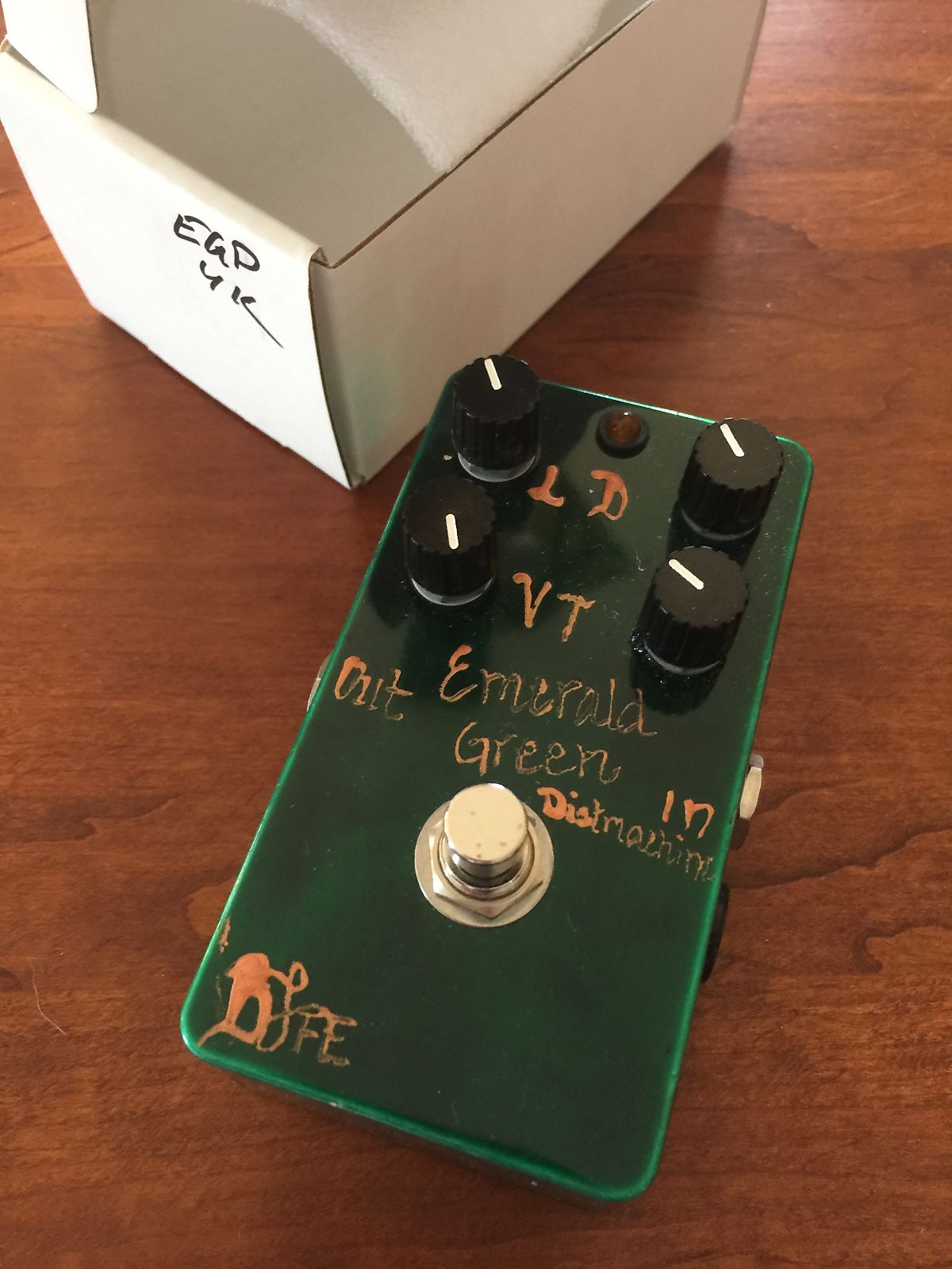 BJFE Emerald Green Distortion Machine (4-Knob) | Reverb UK