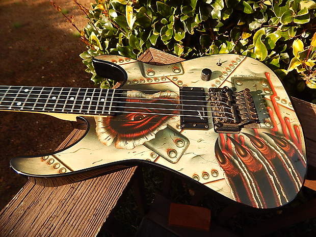 Dean Custom Bear Metal Graphic 1989 ESP Rare | Reverb UK