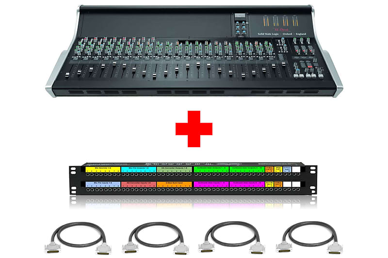 SSL XL-Desk | 24x8x2 Mixing Console (Unloaded) with Patchbay | Reverb