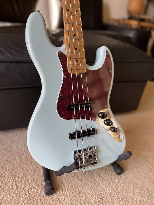 Custom Fender Jazz Bass 2021 Sonic Blue | Reverb