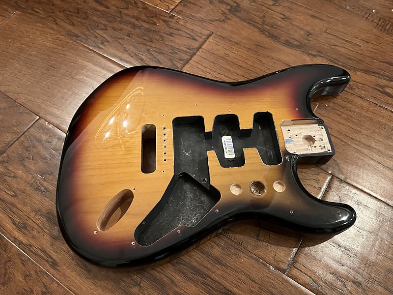 Fender MIM Strat Body 2020s - Sunburst Stratocaster Standard | Reverb