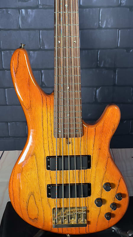 Yamaha TRB-5ii 5 String Bass 1998 - Amber Burst | Reverb