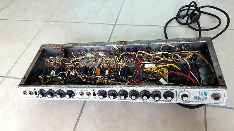 1970s Fender Twin Reverb Chassis For Parts or Repair | Reverb Canada