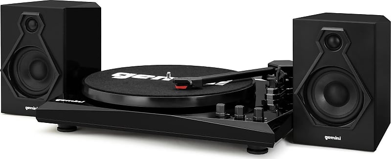 Vinyl Record Player Turntable with Bluetooth and Dual Stereo | Reverb