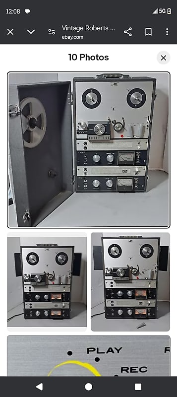 Roberts 770x 50-60's - Metal | Reverb