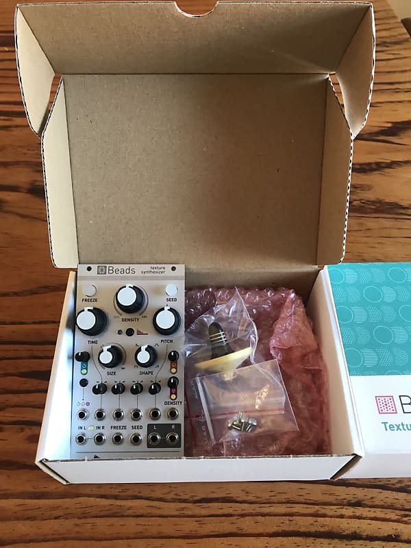 Mutable Instruments Beads Texture Synthesizer 2022 Aluminum Reverb