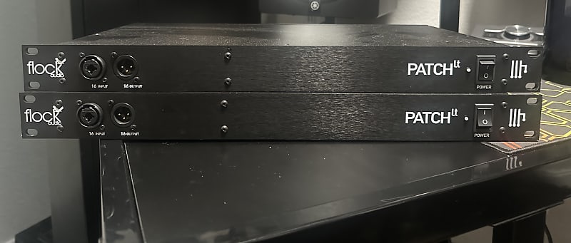 Flock Audio Patch LT 32-Point Digital Patchbay - Black | Reverb