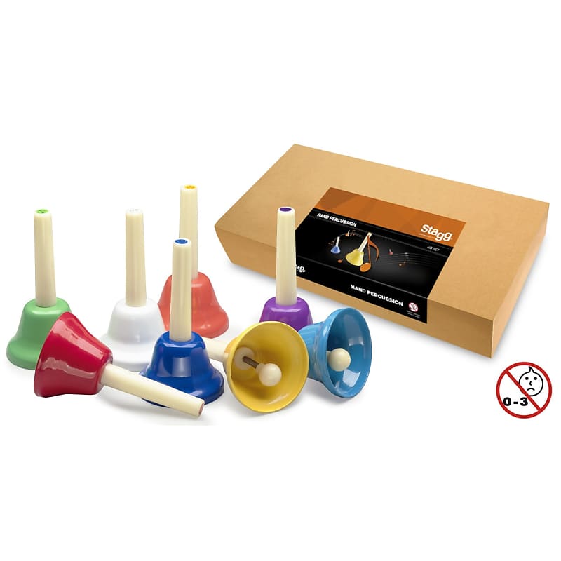 Stagg 8-Note Handbell Set For Kids | Reverb