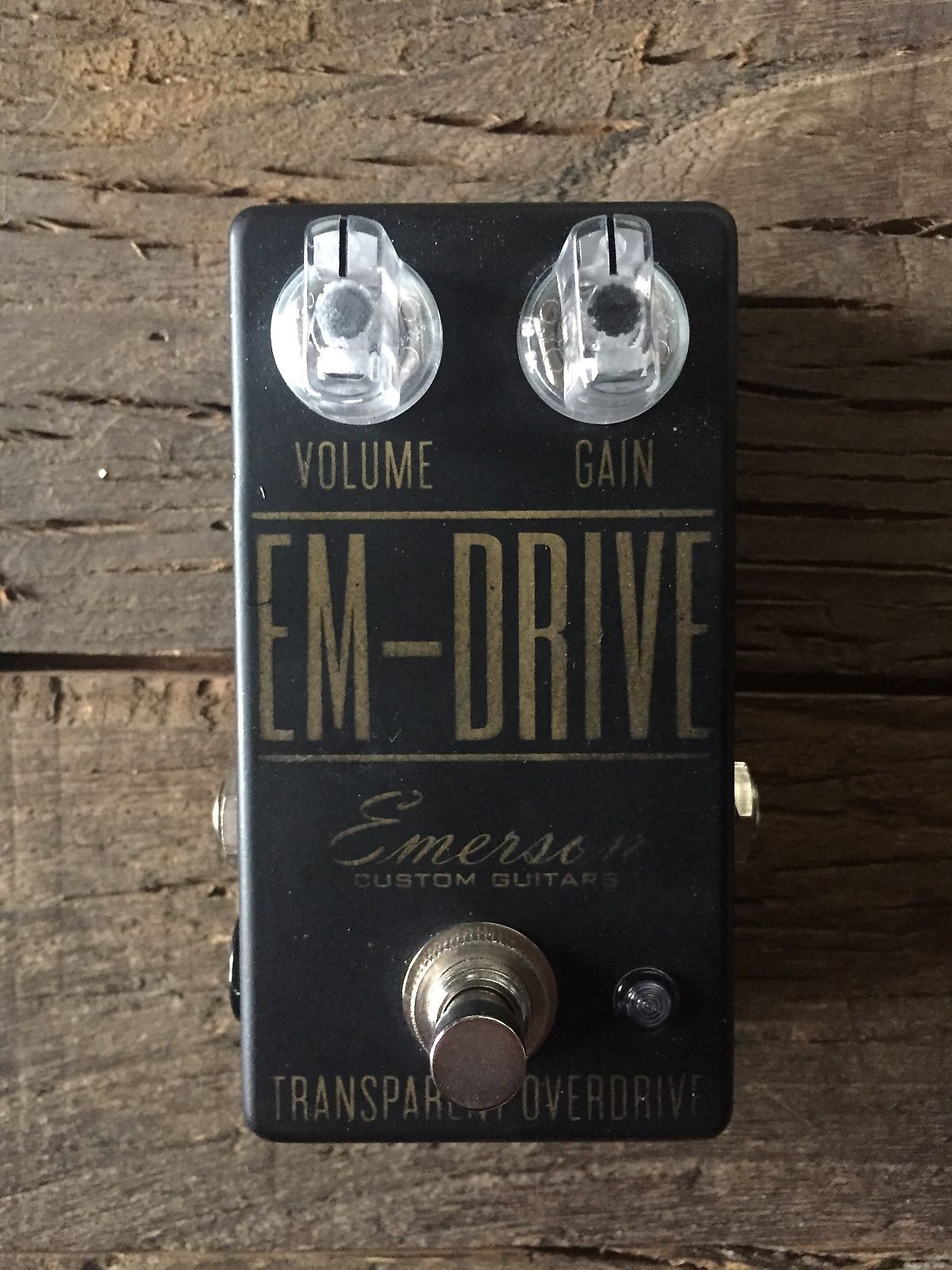 Emerson EM-Drive Transparent Overdrive Limited Edition Black | Reverb