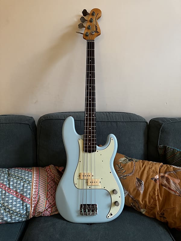 Greco Precision Electric Bass 1980s - Sonic Blue | Reverb Ireland