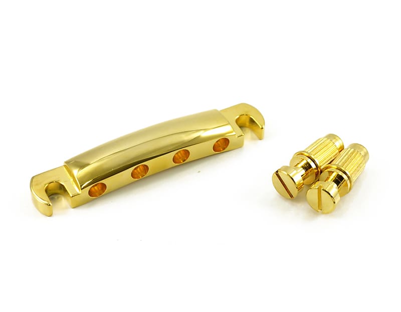 4-String Bass Stop Tailpiece - GOLD | Reverb