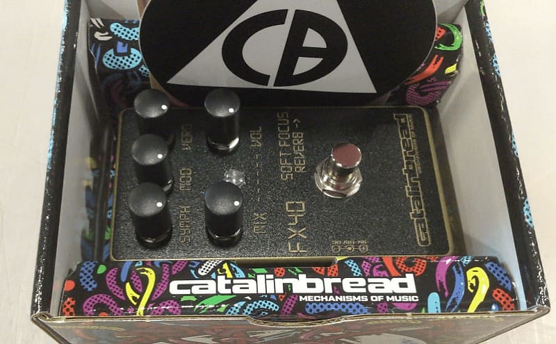 Catalinbread Soft Focus Reverb Pedal Limited Edition Gold | Reverb