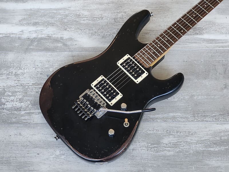 1988 Aria Pro II Japan RS Road Warrior STD-2 (Black Relic) | Reverb