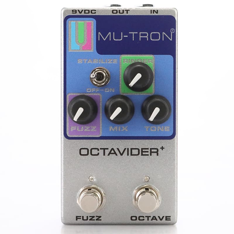 Mu-Tron Octavider+ Analog Octave Fuzz Guitar Effects Pedal | Reverb