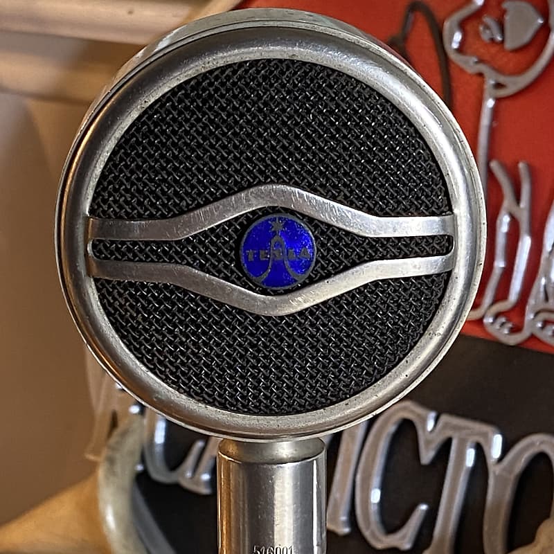 Super Rare Vintage 1950's Microphone, TESLA Model 516001, | Reverb